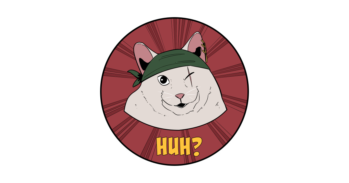 Huh Cat Meme : Roronoa Zoro - Huh Cat Meme - T-Shirt | TeePublic