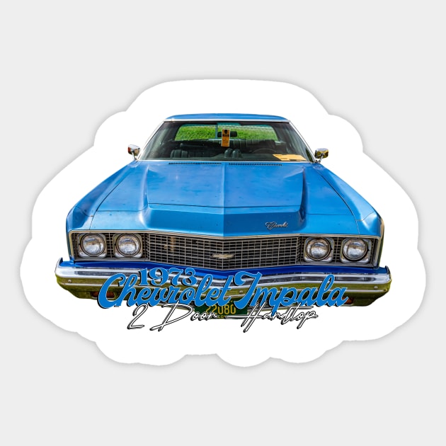 1973 Chevrolet Impala 2 Door Hardtop - 1973 Chevrolet Impala - Sticker ...