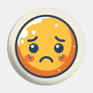 Crying Face Emoji Pins and Buttons for Sale | TeePublic