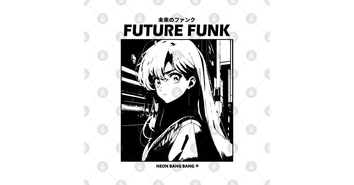 Future Funk Vaporwave Manga Aesthetic - Future Funk - T-Shirt | TeePublic