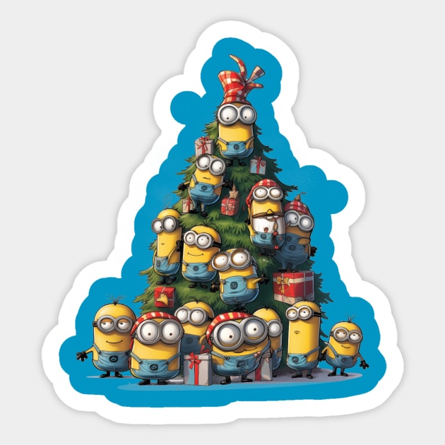 A MINION'S TREE - Minions - Sticker | TeePublic