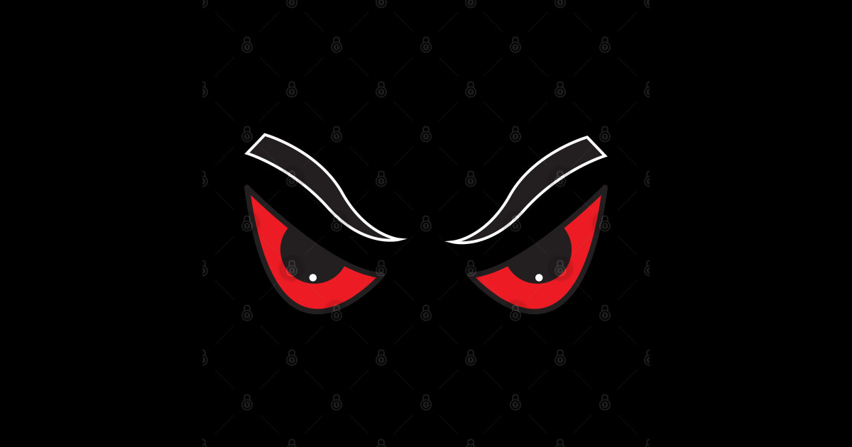 red eyes - Eyes - Sticker | TeePublic