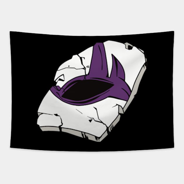 The Cracked And Shattered Mask Of The Anime Character Abyzz Razor From ...