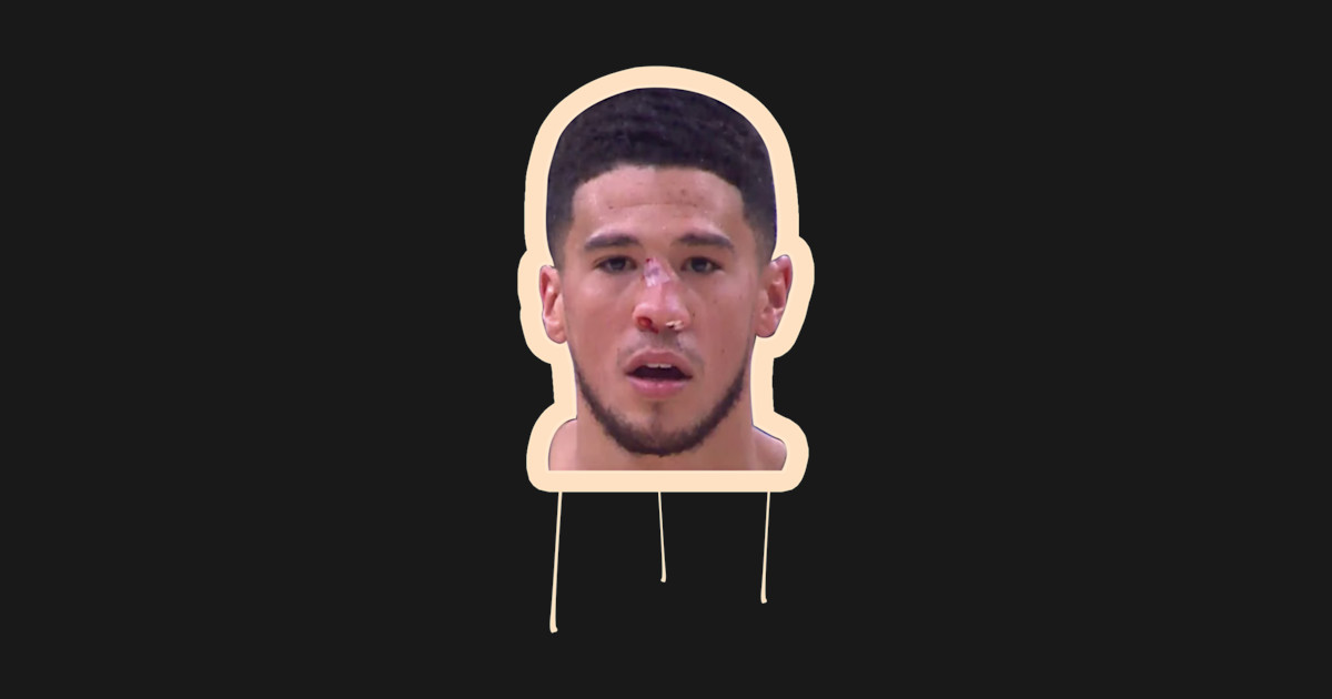 Devin Booker broke his nose - Devin Booker Broke His Nose - T-Shirt ...