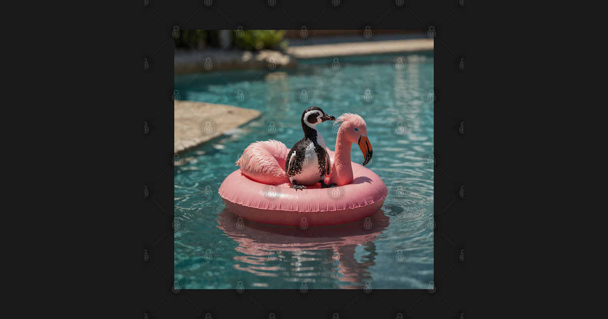 Penguin Pool - Penguin Graphic - T-Shirt | TeePublic