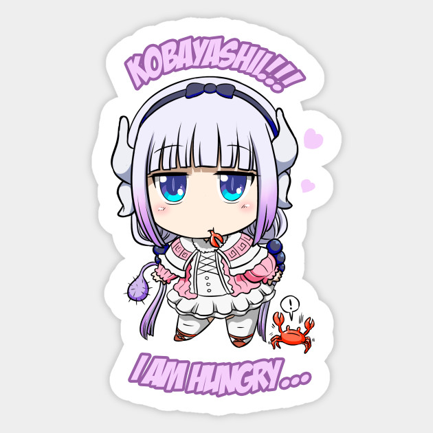 Kobayashi San Chi no Maid Dragon - Kanna - Kanna - Sticker | TeePublic