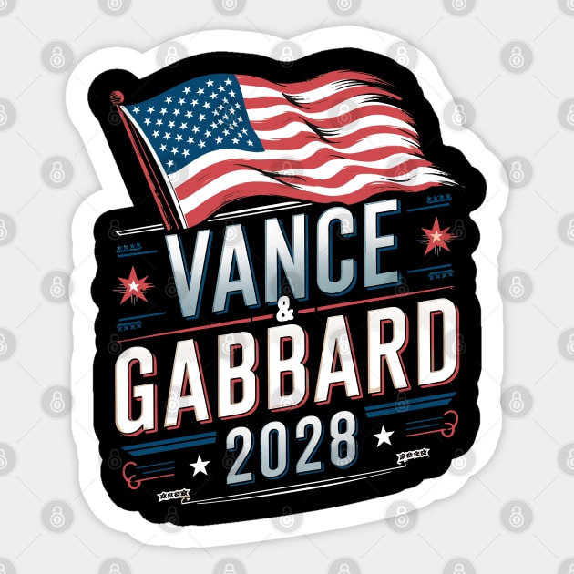 Vance-Gabbard-2028 - Vance 2028 - Sticker | TeePublic