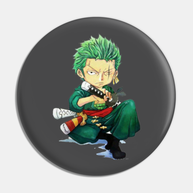 Roronoa Zoro One Piece - Roronoa Zoro One Piece - Pin | TeePublic