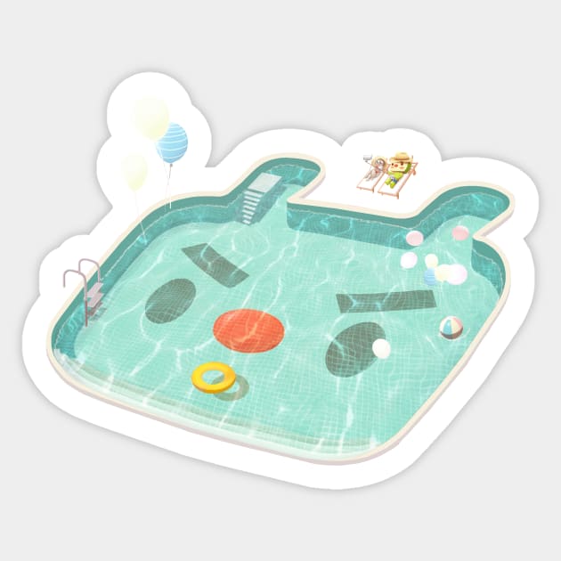 Swimming Pool - Swimming Pool - Sticker | TeePublic
