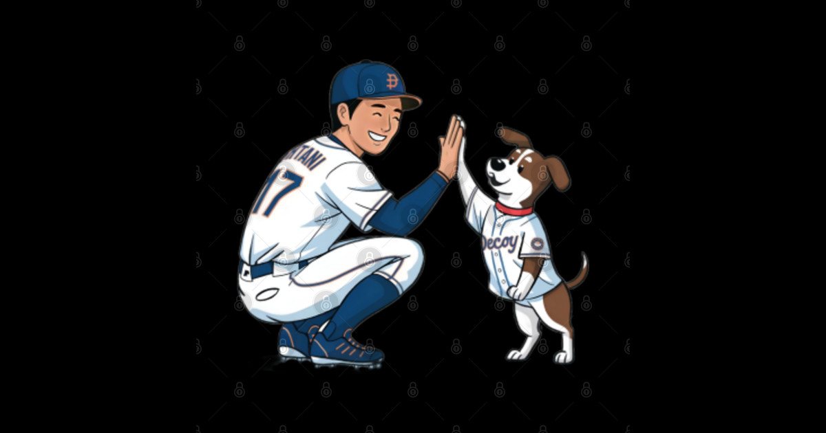 Shohei Ohtani and Decoy: iconic Furry Fan MVP - Shohei Ohtani - Sticker ...