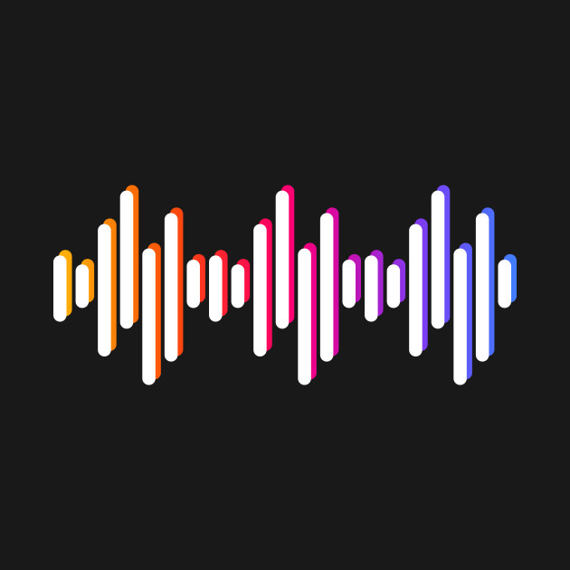 Cool Sound Wave - Abstract Digital Art - T-Shirt sold by Ian Santos ...