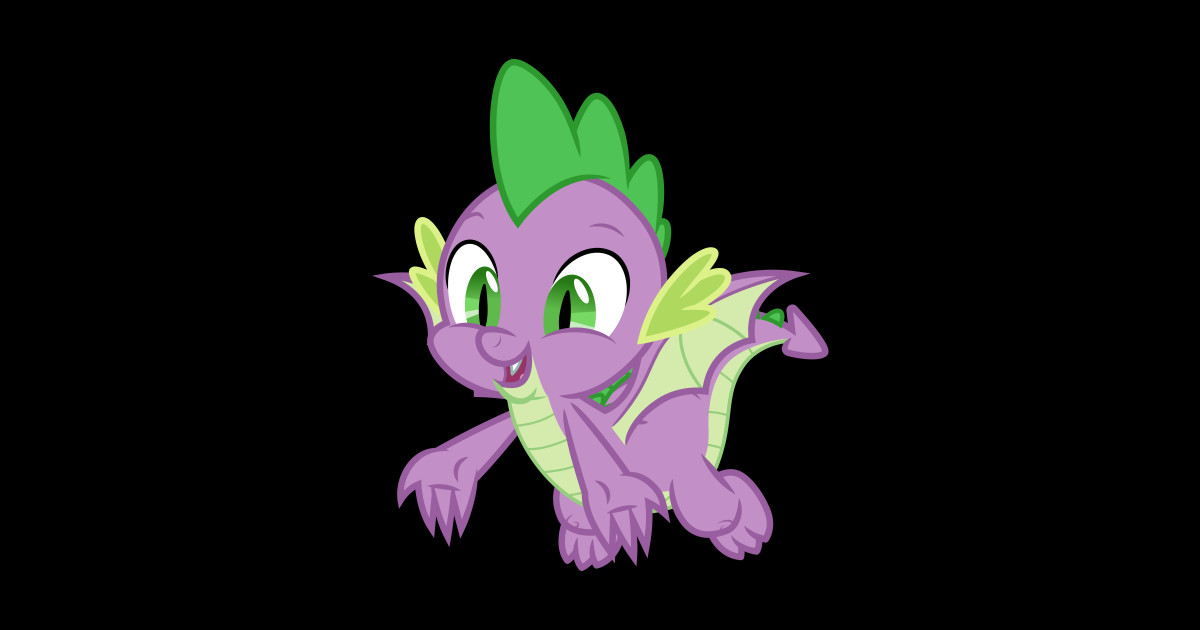 Spike excited at the proposal plan 2 - My Little Pony - Sticker | TeePublic