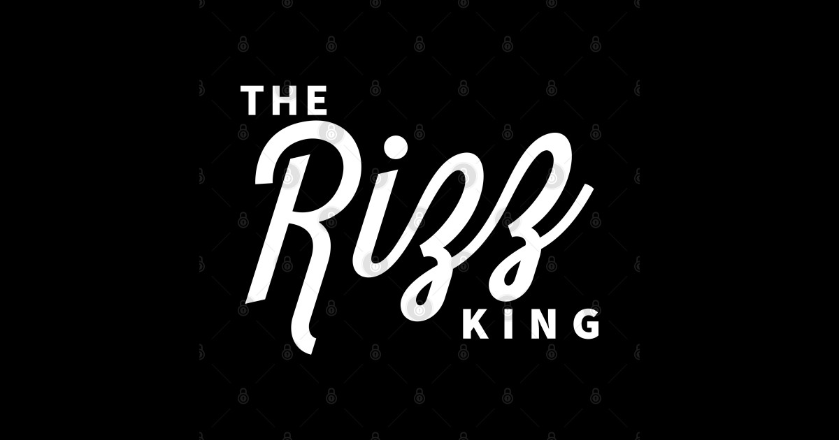 The Rizz King - Rizz - Sticker | TeePublic