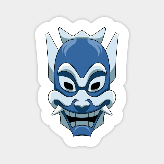 Blue Spirit Zuko Mask - Blue Spirit - Magnet | TeePublic