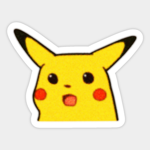 Shocked pikachu Surprised pikachu meme blurry low resolution nintendo ...