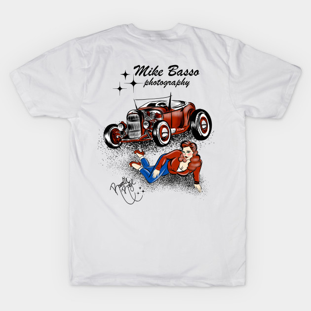 Pinup T -Shirt back Design with pinup girl - Mike Basso Photography - T ...
