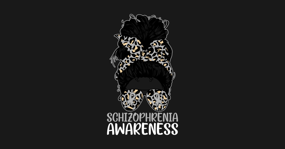 Schizophrenia Awareness Messy Bun Schizophrenia - Schizophrenia ...