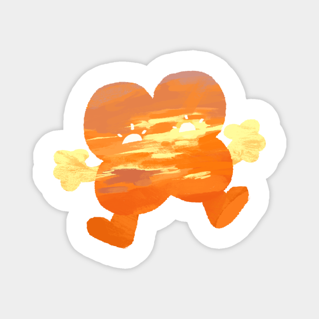 BFB Sunset X - Bfb - Magnet | TeePublic