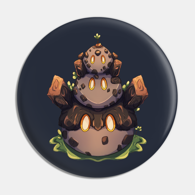Genshin Impact Fanart - Geo Slime - Geo Slime - Pin | TeePublic