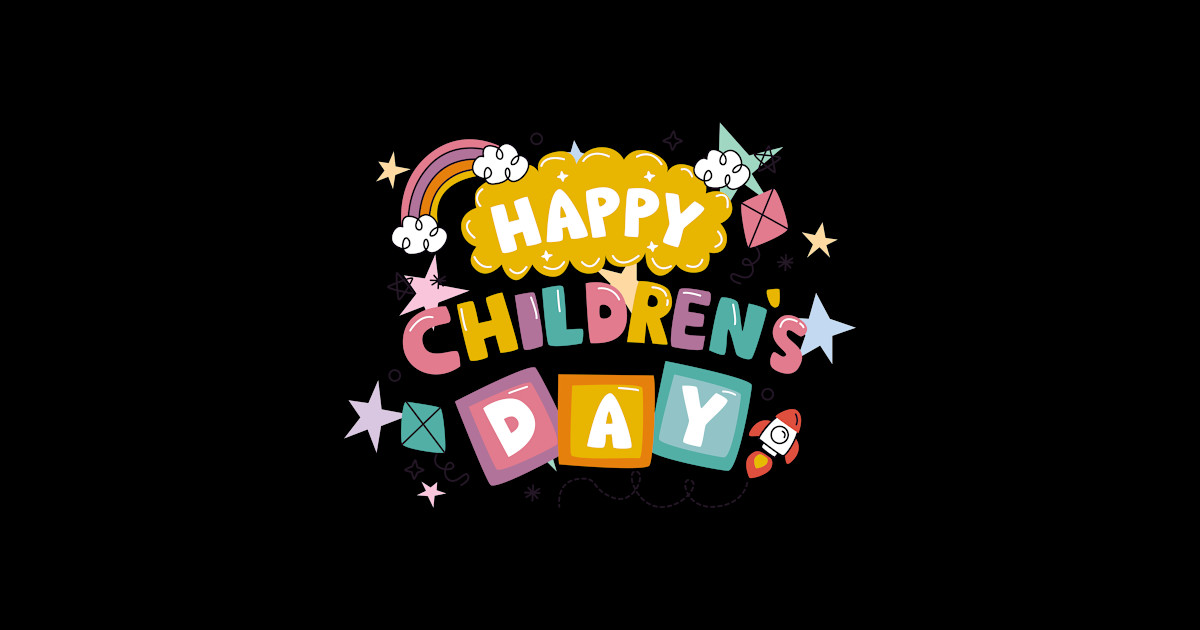 happy childrens day - Happy Childrens Day - Sticker | TeePublic