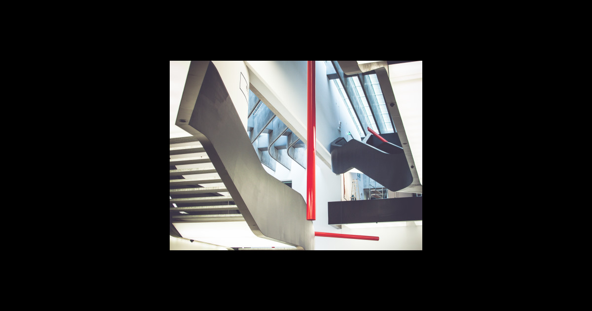 Architect Zaha Hadid in Rome - Maxxi Museum - Architecture - Posters ...
