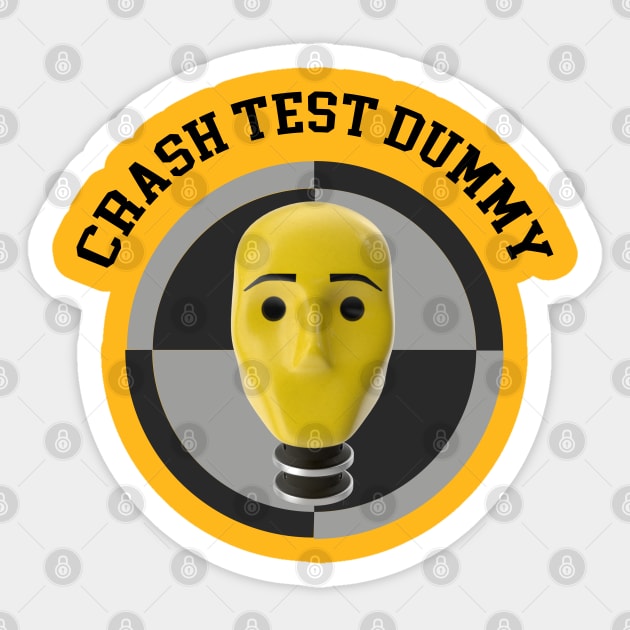Crash Test Dummy Yellow Head with Safety Mark Background - Crash Test ...