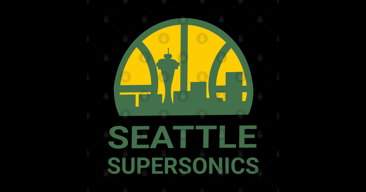 Seattle SuperSonics // Retro - The Sonics - Sticker | TeePublic