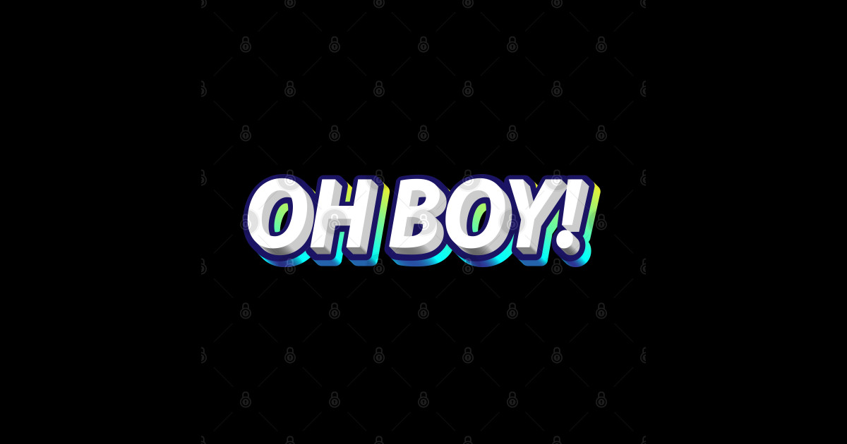 OH BOY - Oh Boy Mickey Mouse - Sticker | TeePublic