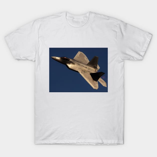 F-22 Raptor in Afterburner - F 22 Raptor - T-Shirt | TeePublic