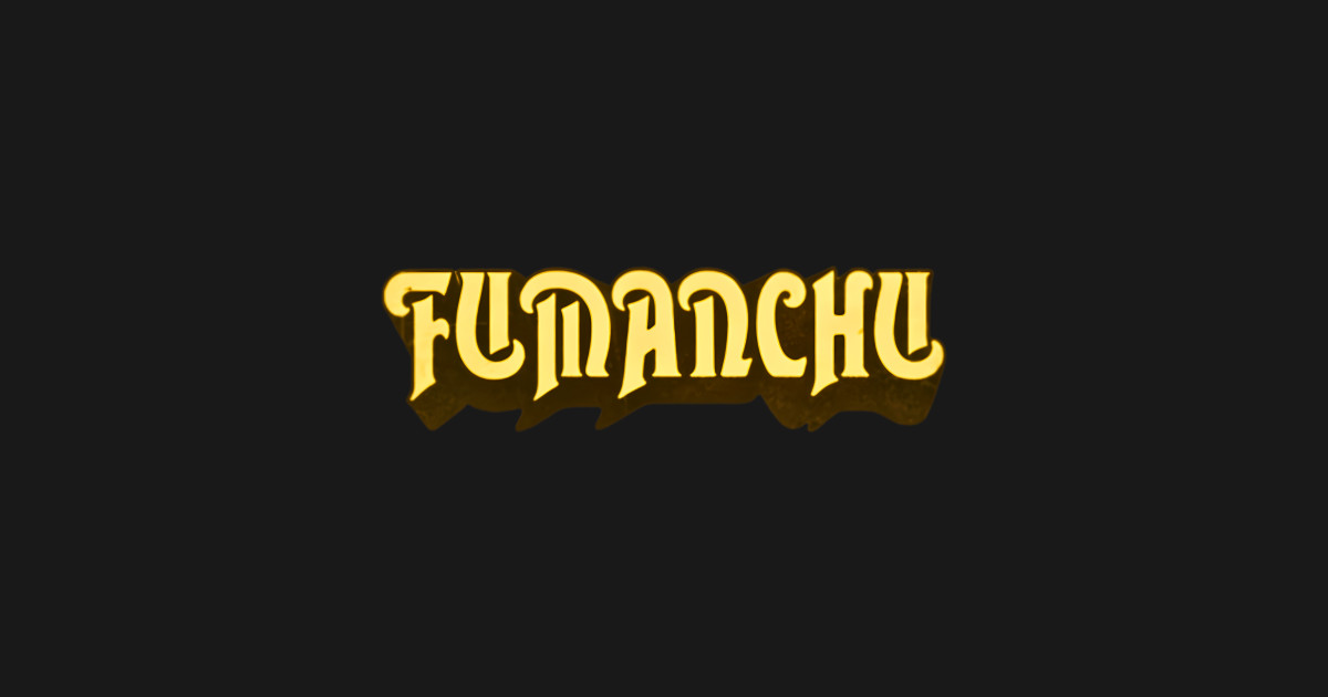 Fu Manchu Logo - Fu Manchu Logo - T-Shirt | TeePublic