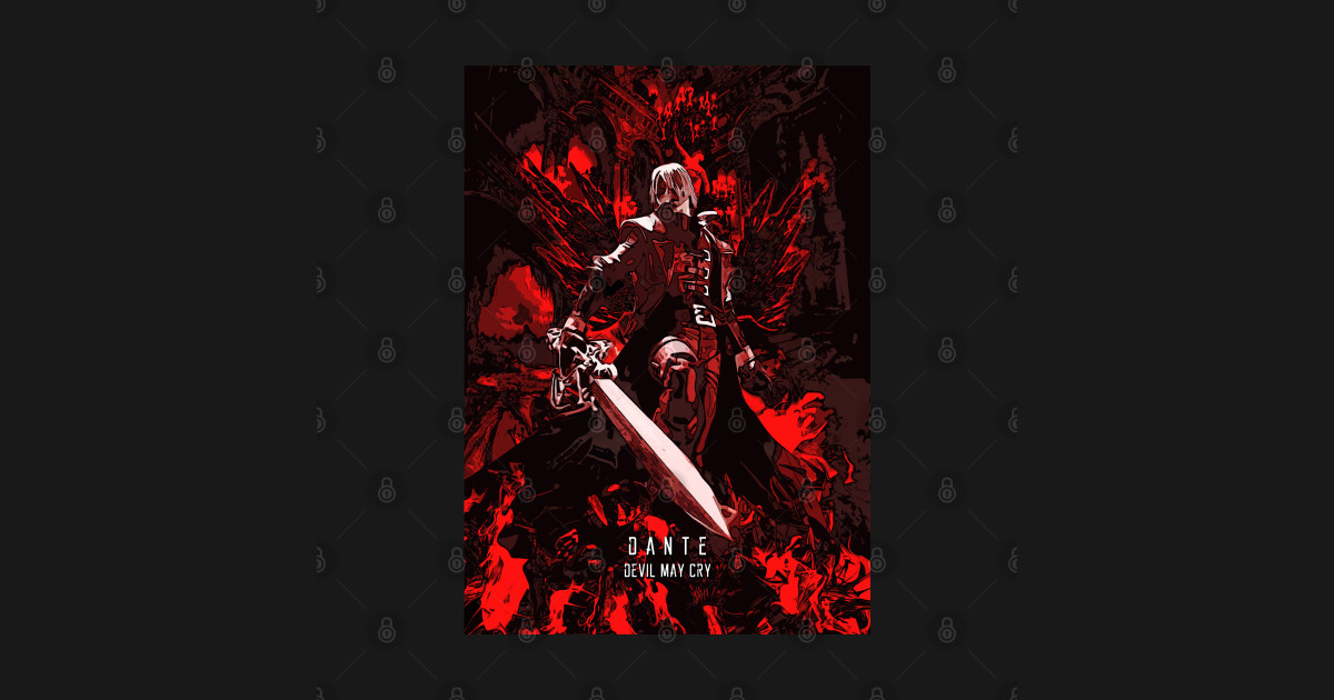 Classic Dante Vector - Dante - T-Shirt | TeePublic