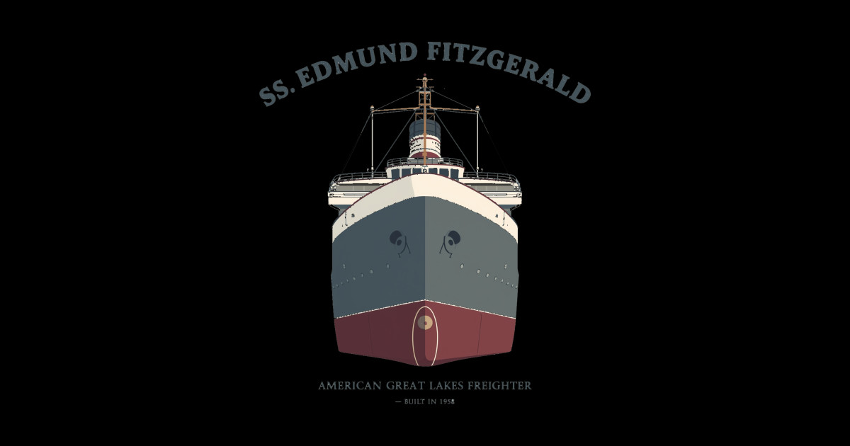 Edmund Fitzgerald Ship - Ship - Sticker | TeePublic