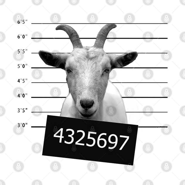 Criminal Goat - Goat - T-Shirt | TeePublic