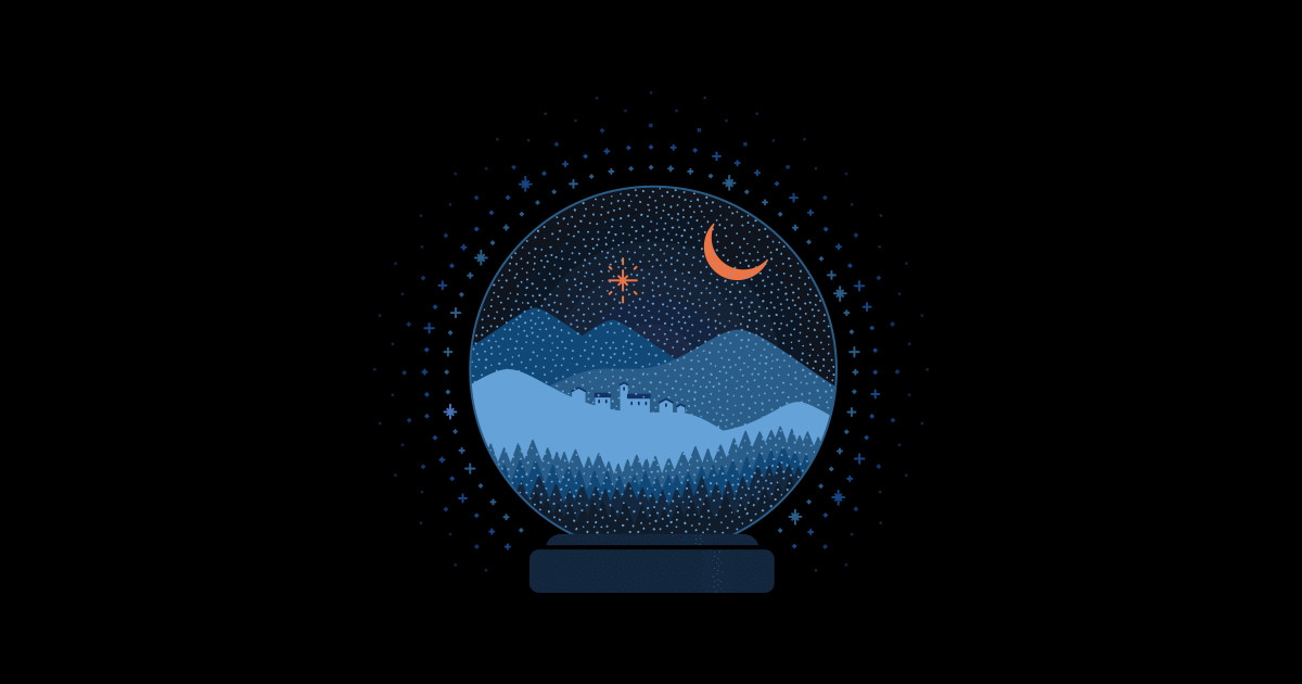Midnight In A Perfect World - Winter - Sticker | TeePublic