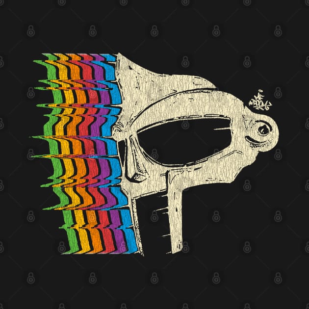 Retro Doom - Vintage Plastisol Texture - Mf Doom - T-Shirt | TeePublic