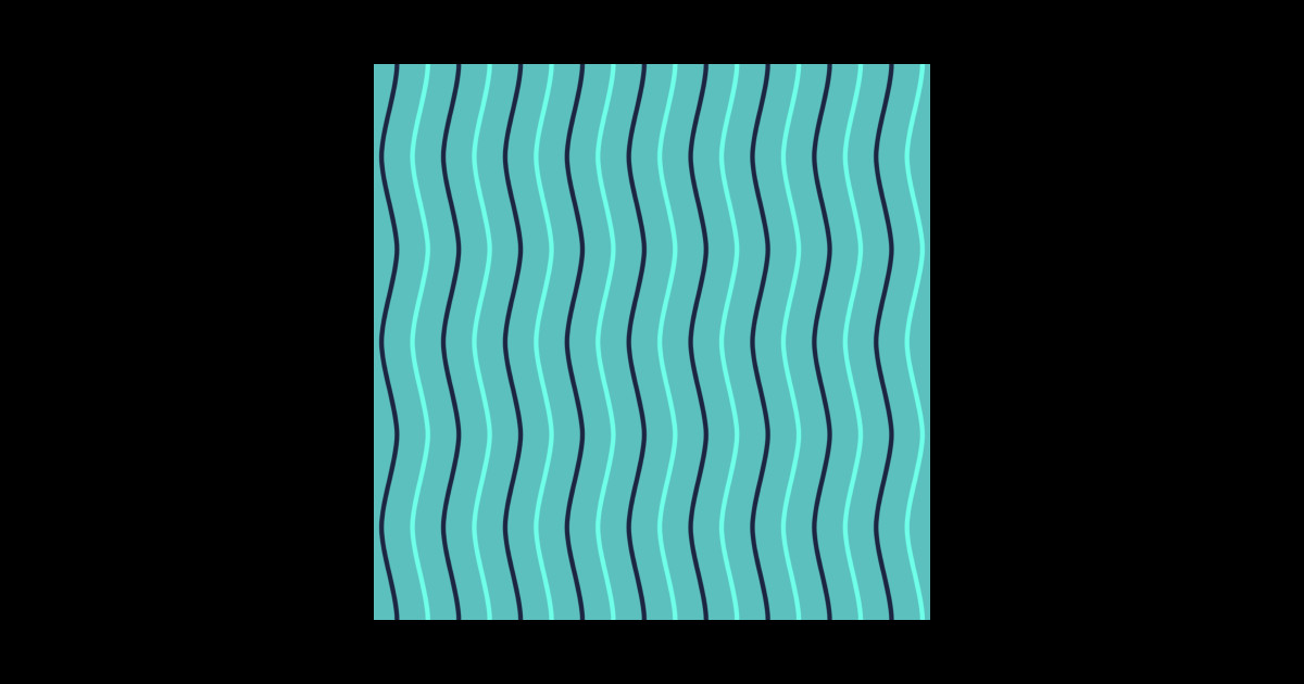 Christmas wave line pattern - Pattern - Sticker | TeePublic