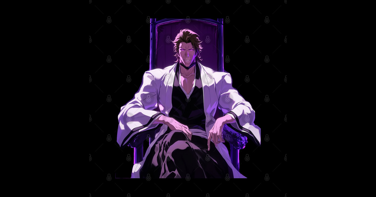 Aizen Sosuke from Bleach - Aizen Sosuke - Sticker | TeePublic