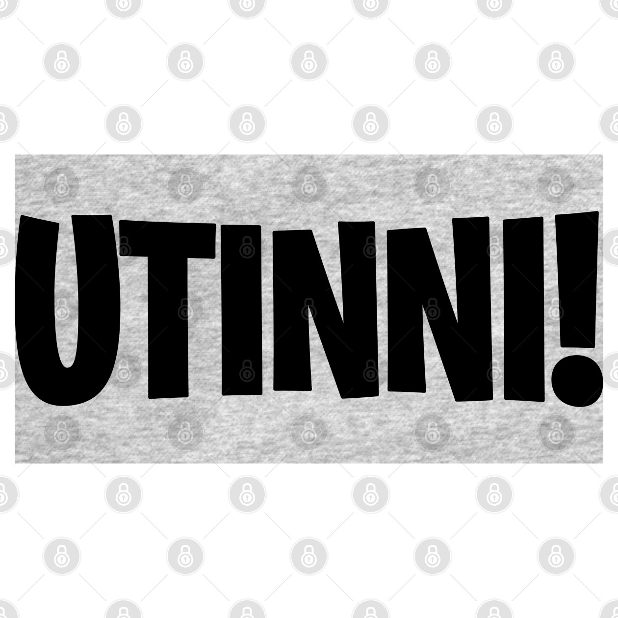 Utinni! (Black) - Utinni - T-Shirt | TeePublic