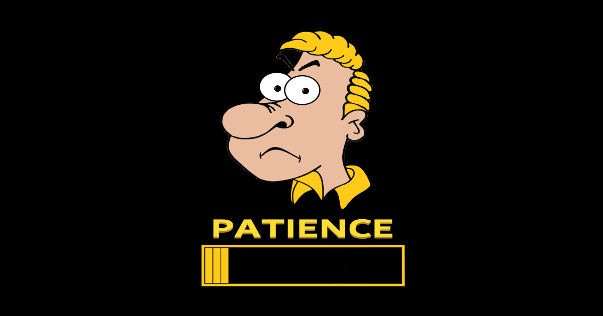 My Patience is Running Out - Funny Designs - Sticker | TeePublic