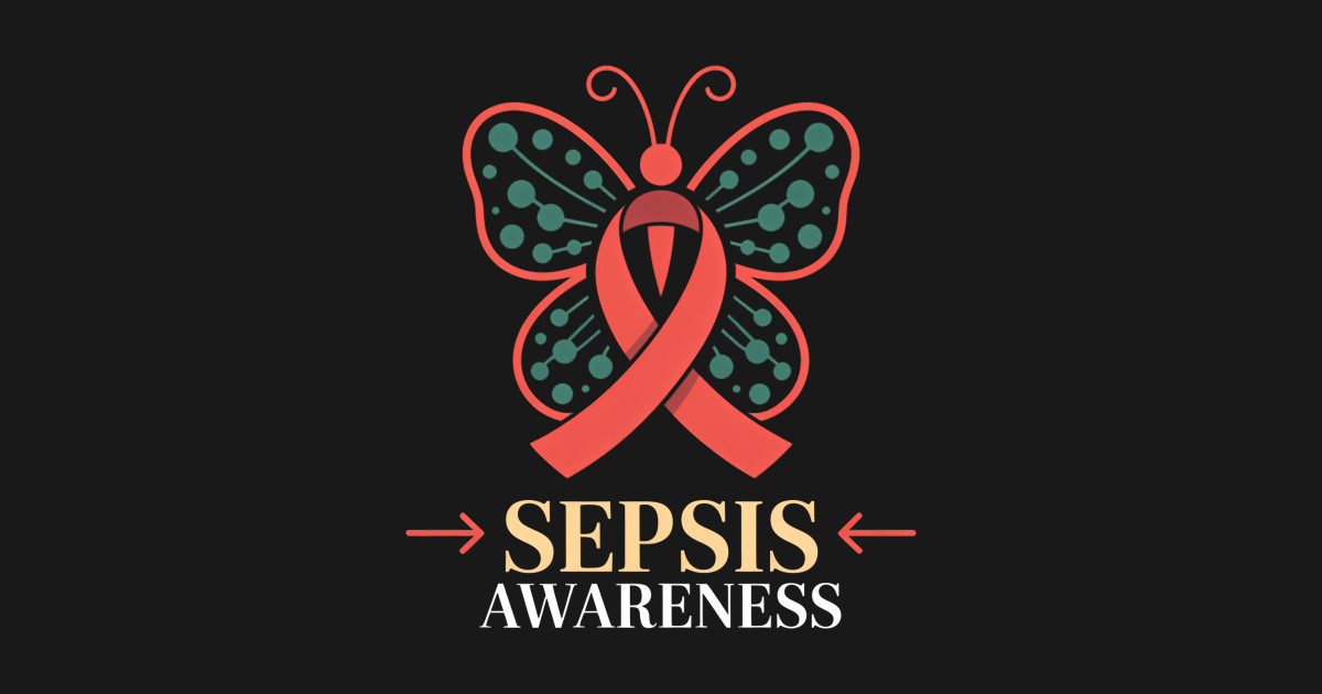 Butterfly Products SEPSIS Ribbon SEPSIS Awareness - Sepsis Awareness ...