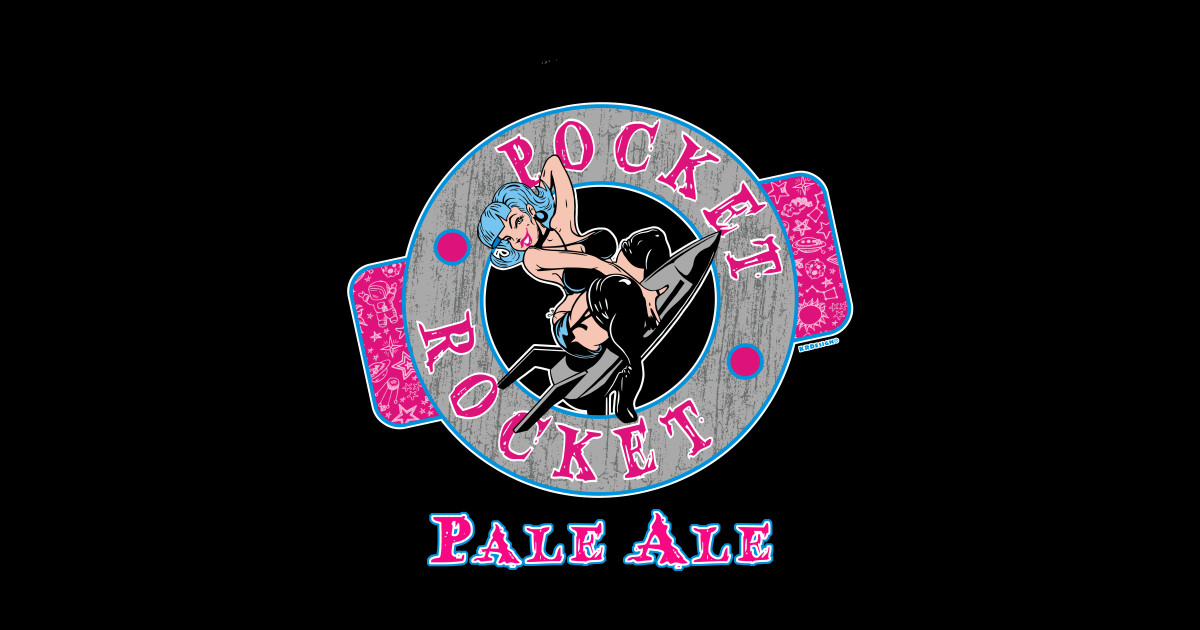 Pocket Rocket - Pin Up Art - Sticker | TeePublic