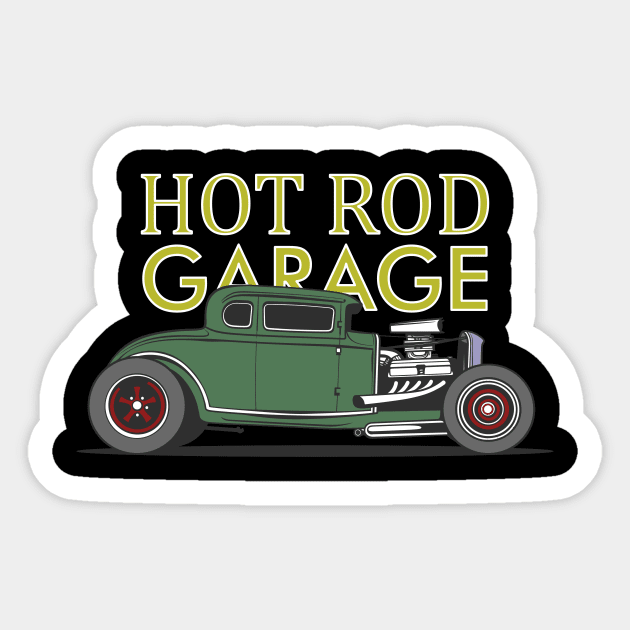 Hot Rod Classic Car - Hot Rod - Sticker | TeePublic