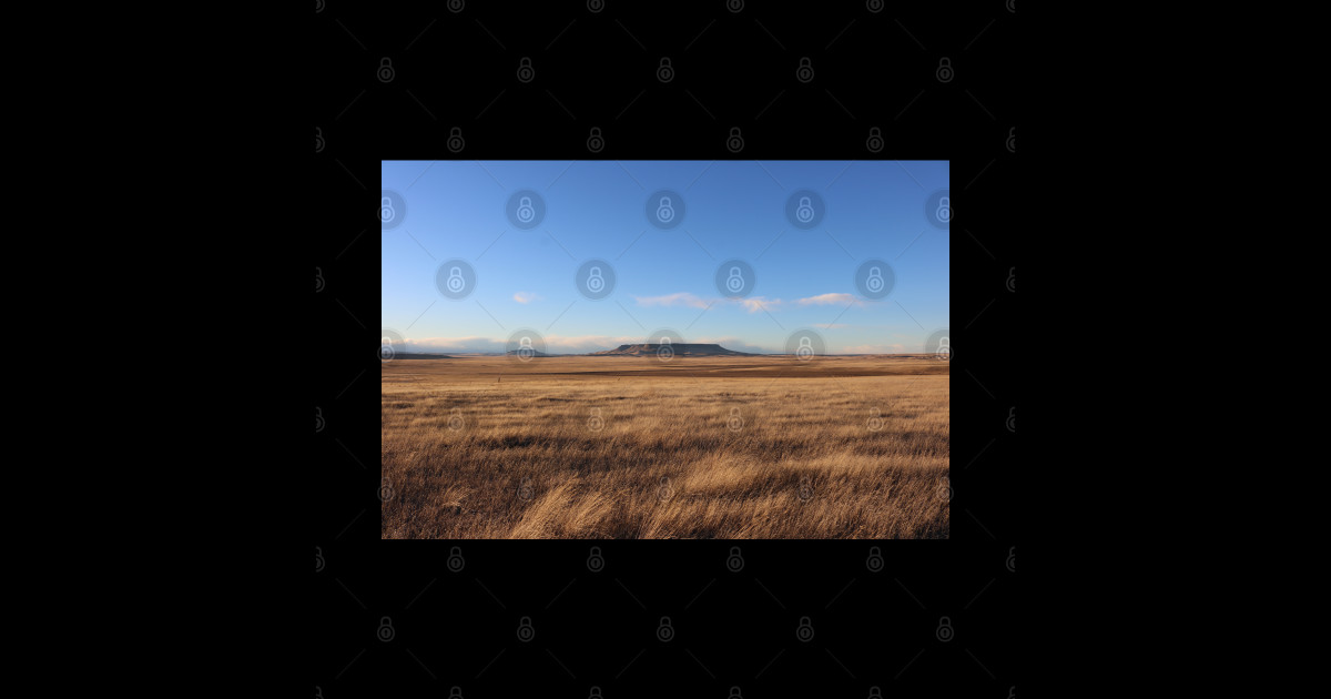 Square Butte, Montana - Square Butte - Sticker | TeePublic
