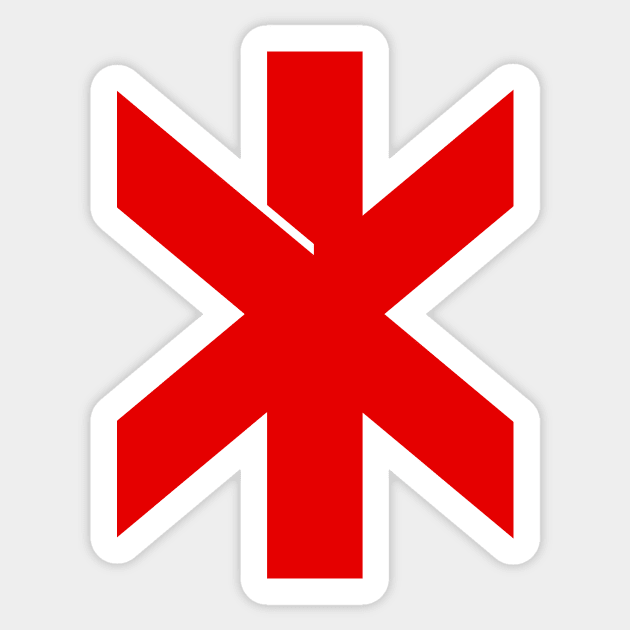 Trauma Team symbol - Trauma Team Cyberpunk 2077 - Sticker | TeePublic