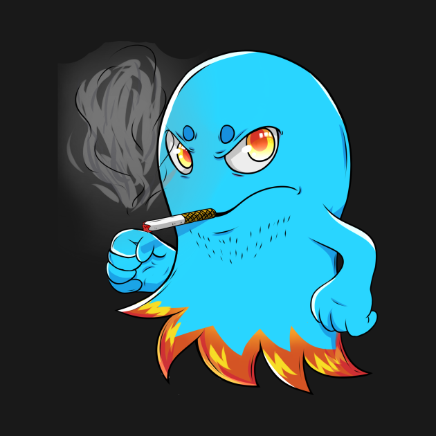 Smokey Ghost - Ghosteez - T-Shirt | TeePublic