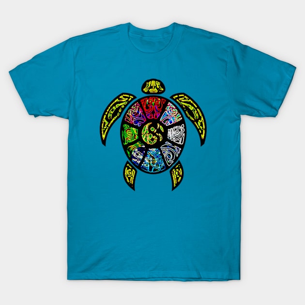 Turtle Bagua - Tribal Turtle - T-Shirt | TeePublic