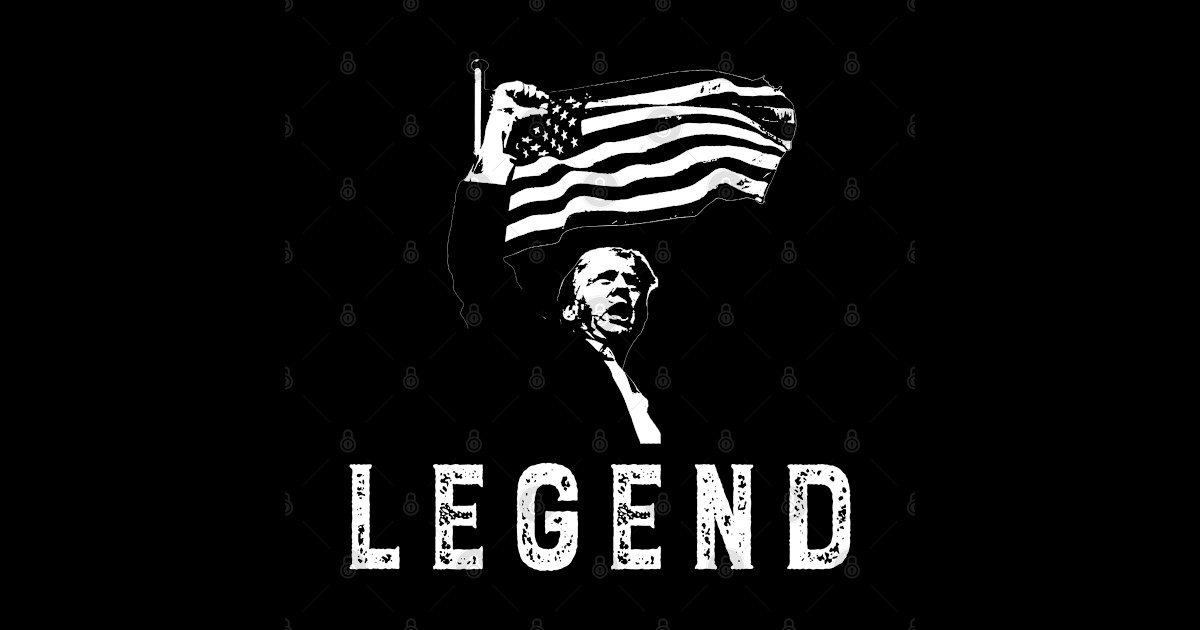 Donald Trump Legend - Trump - Sticker | TeePublic