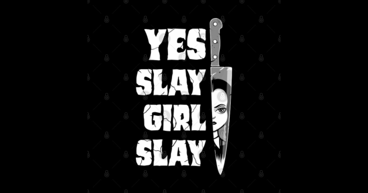 YES Slay Girl Slay - Wednesday Addams - T-Shirt | TeePublic