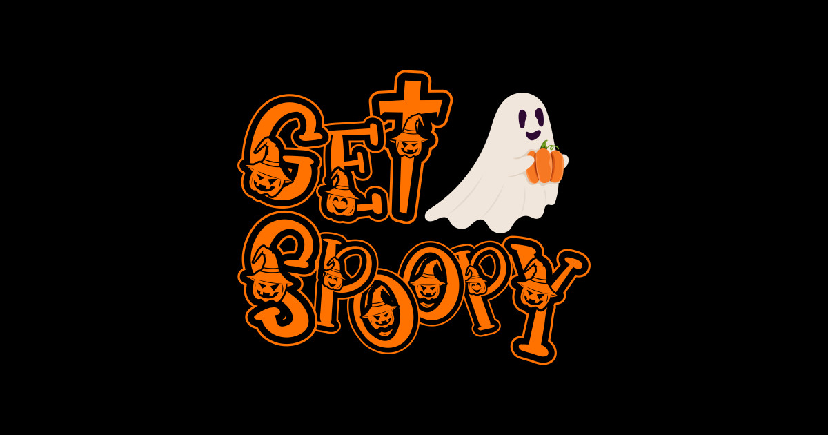 Get Spoopy Halloween Cute Ghost - Halloween - Magnet | TeePublic