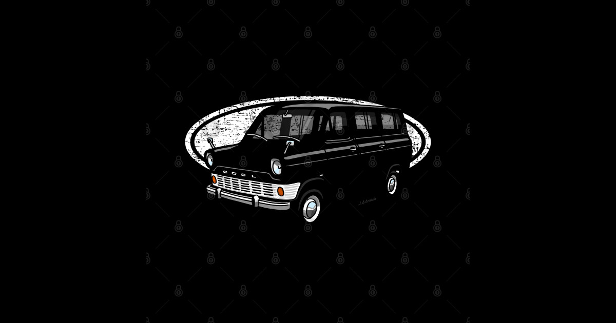 Classic van - Ford Transit - Posters and Art Prints | TeePublic